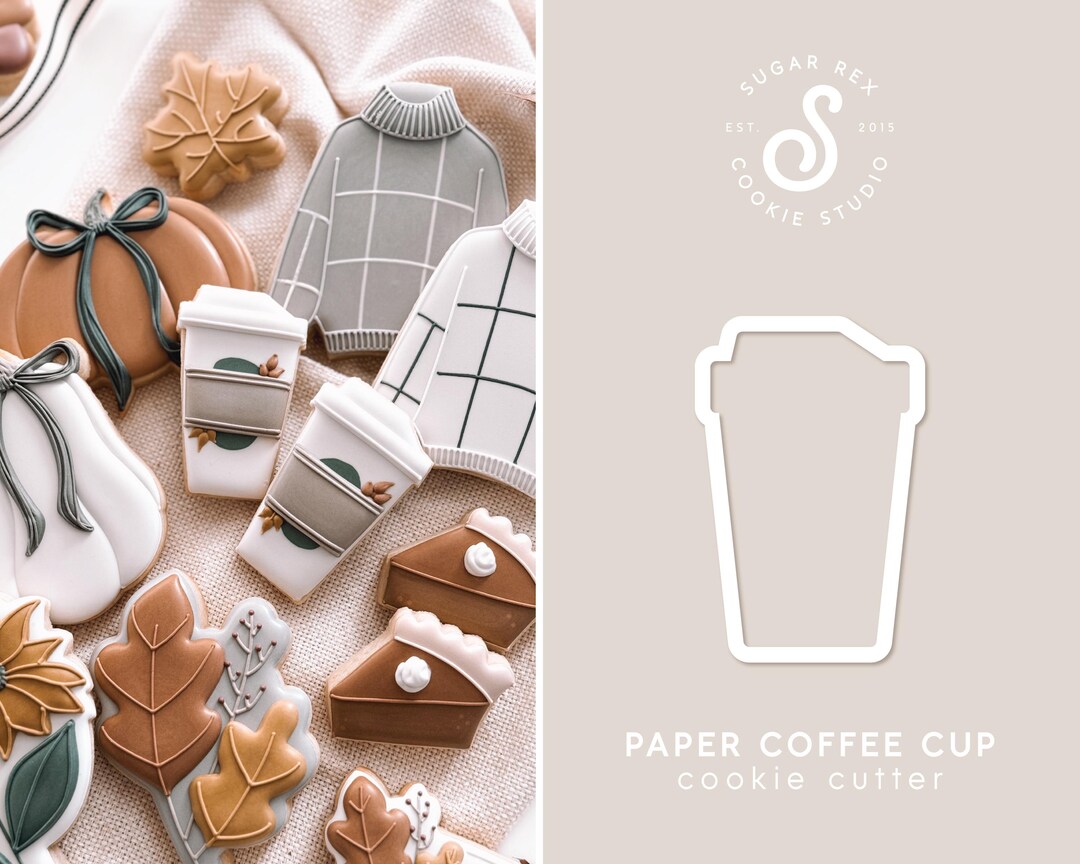 Paper Coffee Cup Cookie Cutter - Etsy