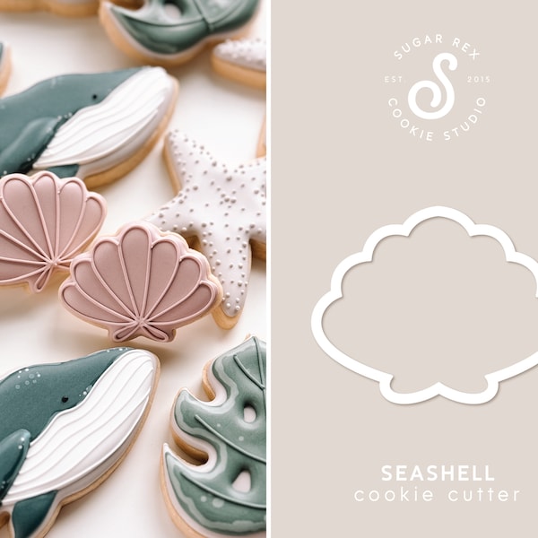 Seashell Cookies - Etsy