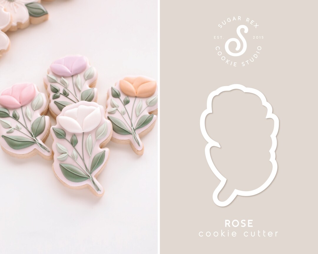 Rose Cookie Cutter - Etsy