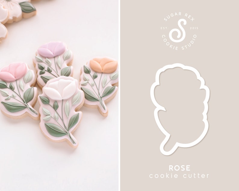 Rose Cookie Cutter - Etsy