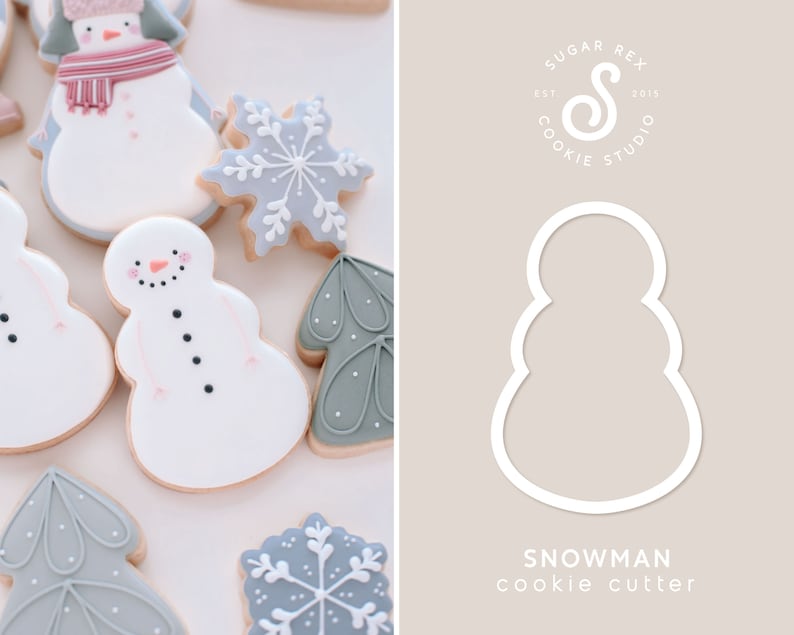 Snowman Cookie Cutter - Etsy