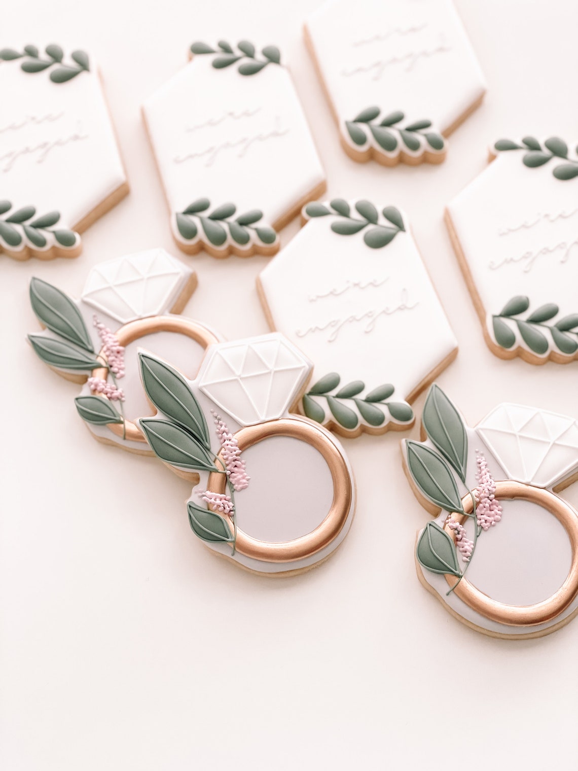 Floral Diamond Ring Cookie Cutter - Etsy