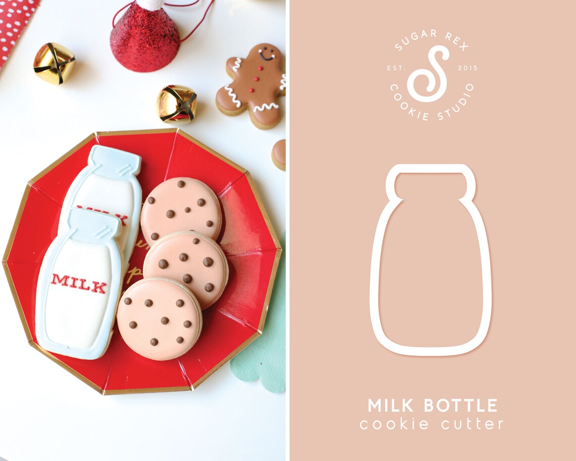 Milk Bottle Cookie Cutter - Etsy
