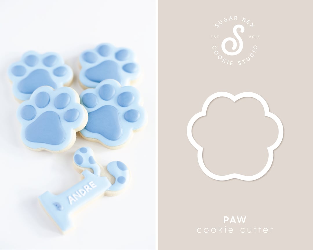 Dog Paw Cookie Cutter - Etsy