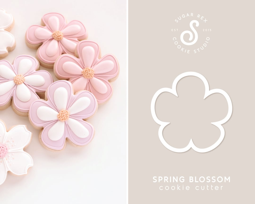Spring Blossom Cookie Cutter - Etsy