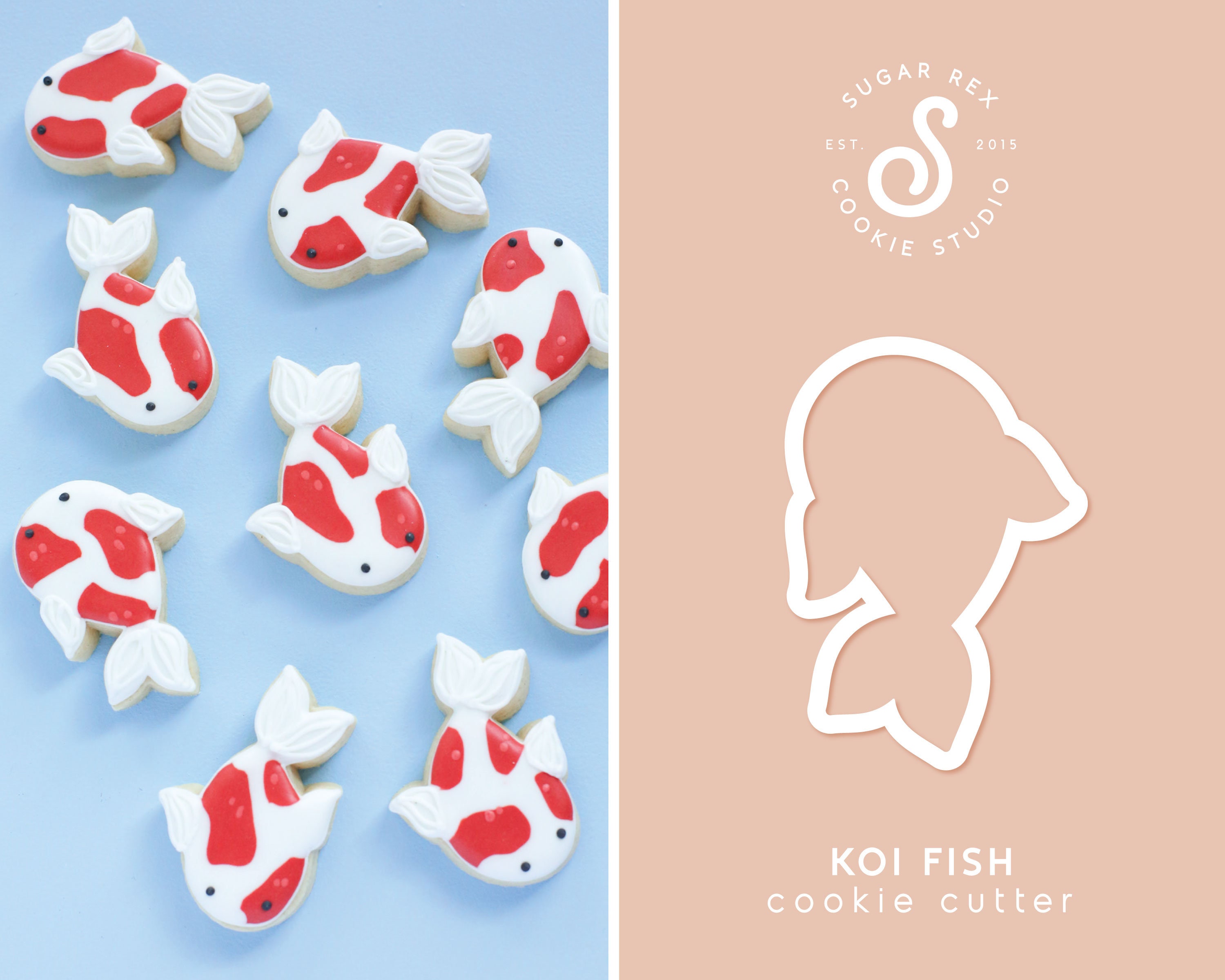 Koi Fish Cookie Cutter - Etsy