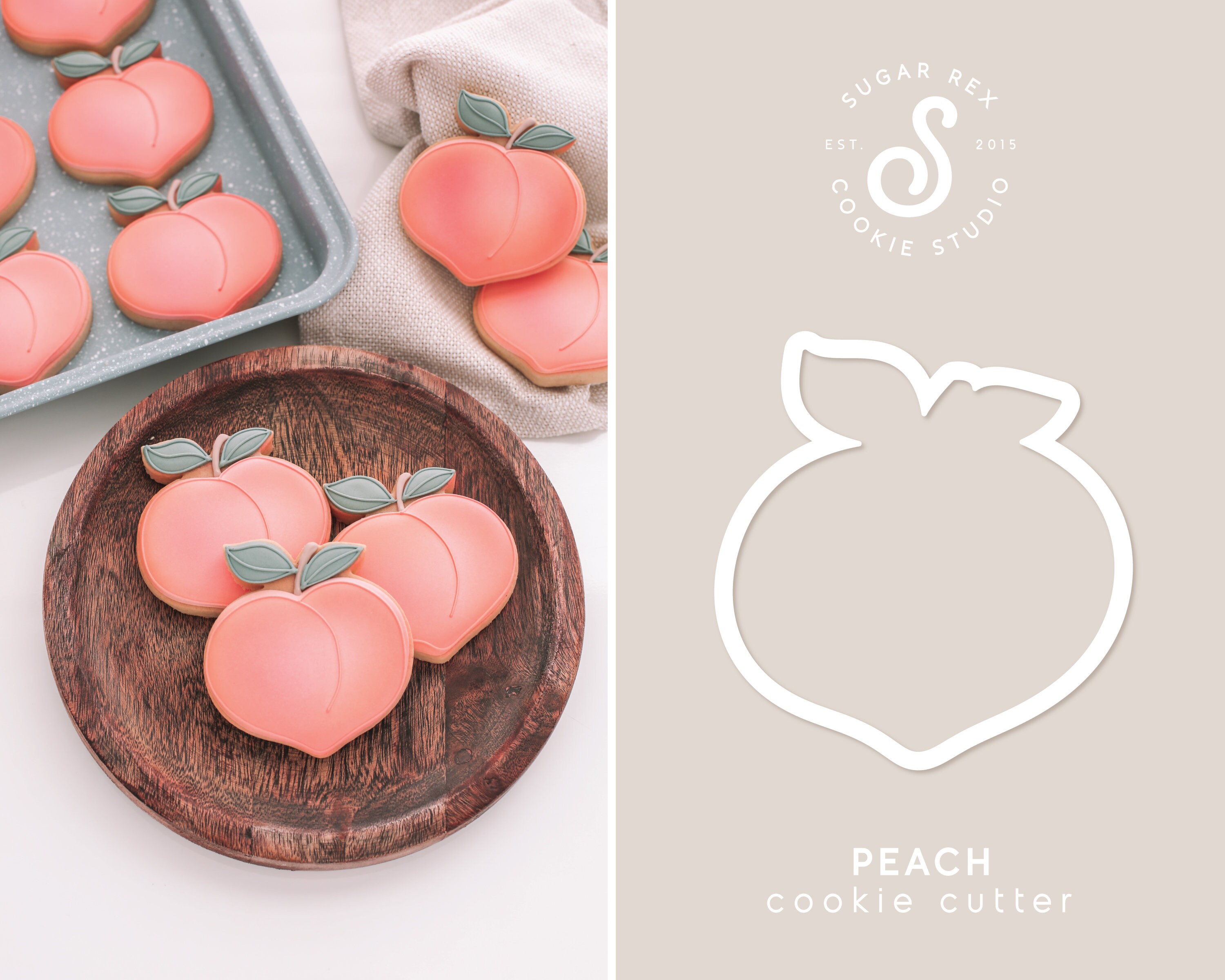 Peach Cookie Cutter - Etsy