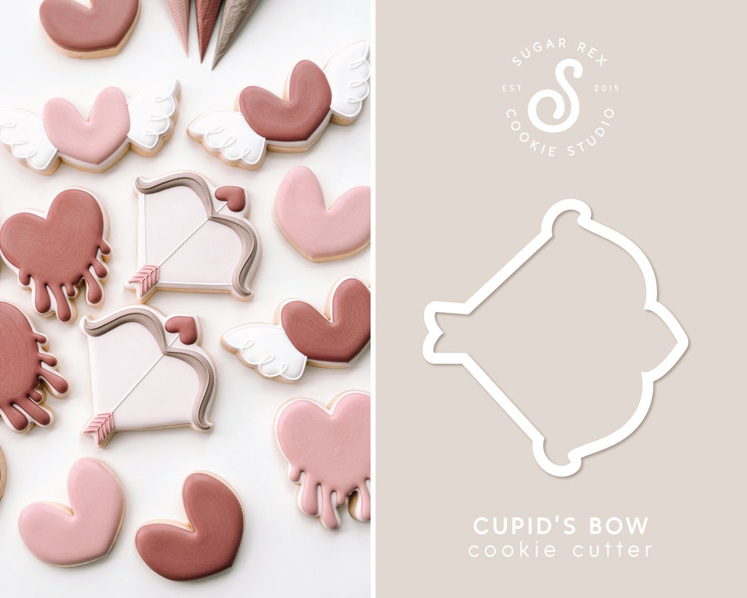 Cupid's Bow Cookie Cutter - Etsy