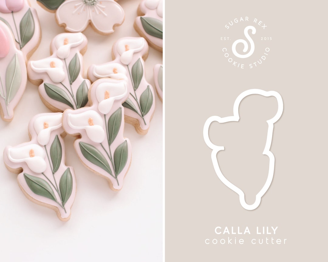 Calla Lily Cookie Cutter - Etsy