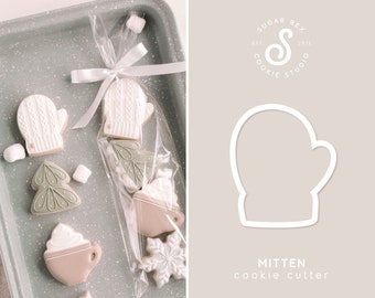 Modern Mitten Cookie Cutter - Etsy