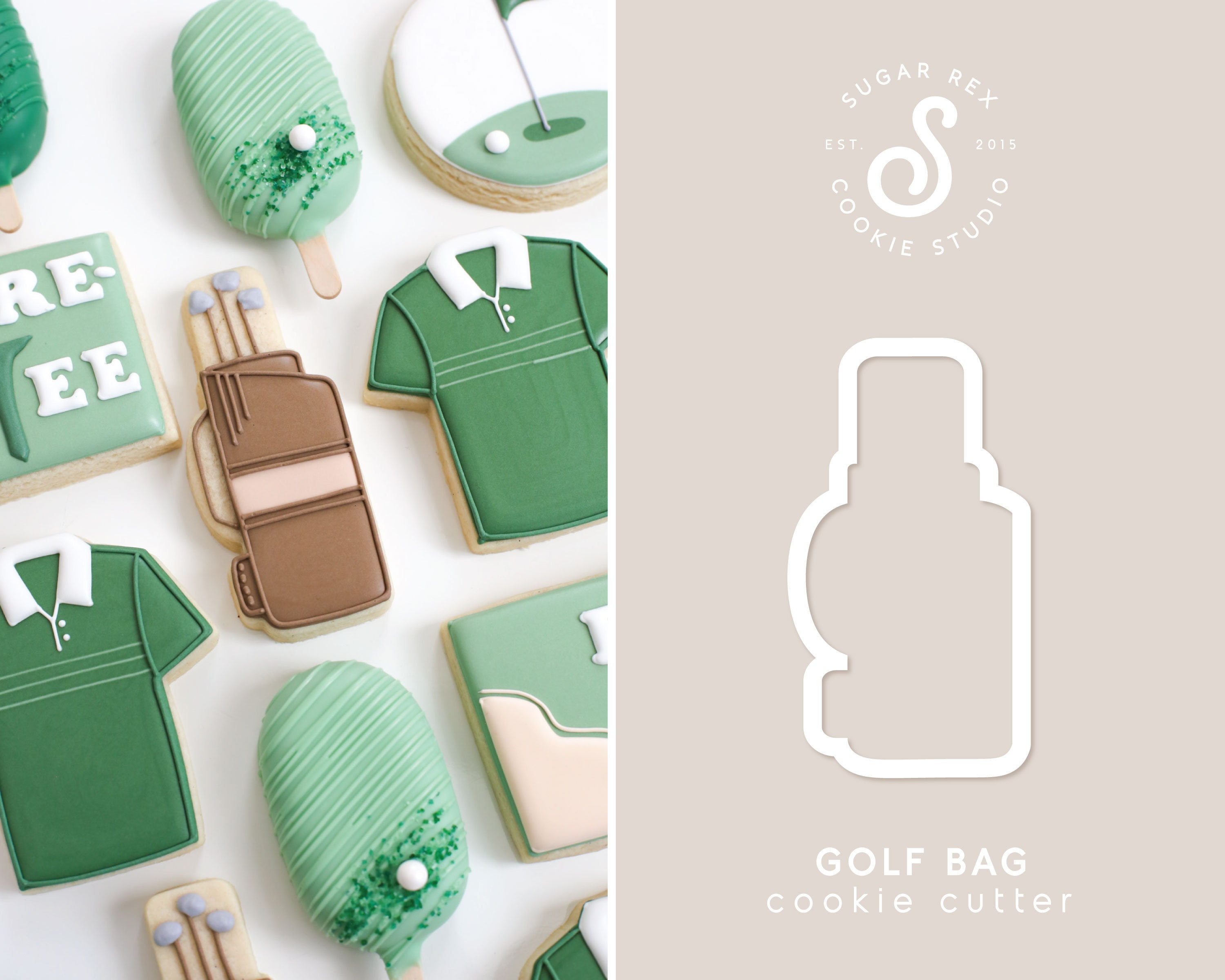 Golf Bag Cookie Cutter - Etsy