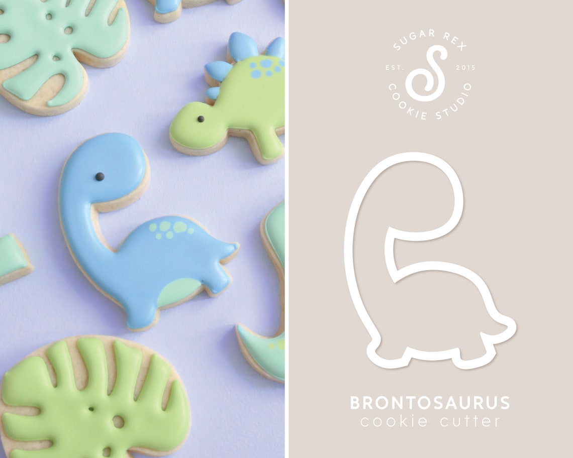 Brontosaurus Cookie Cutter - Etsy