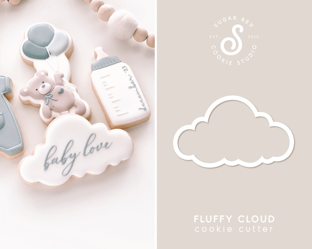 Fluffy Cloud Cookie Cutter - Etsy