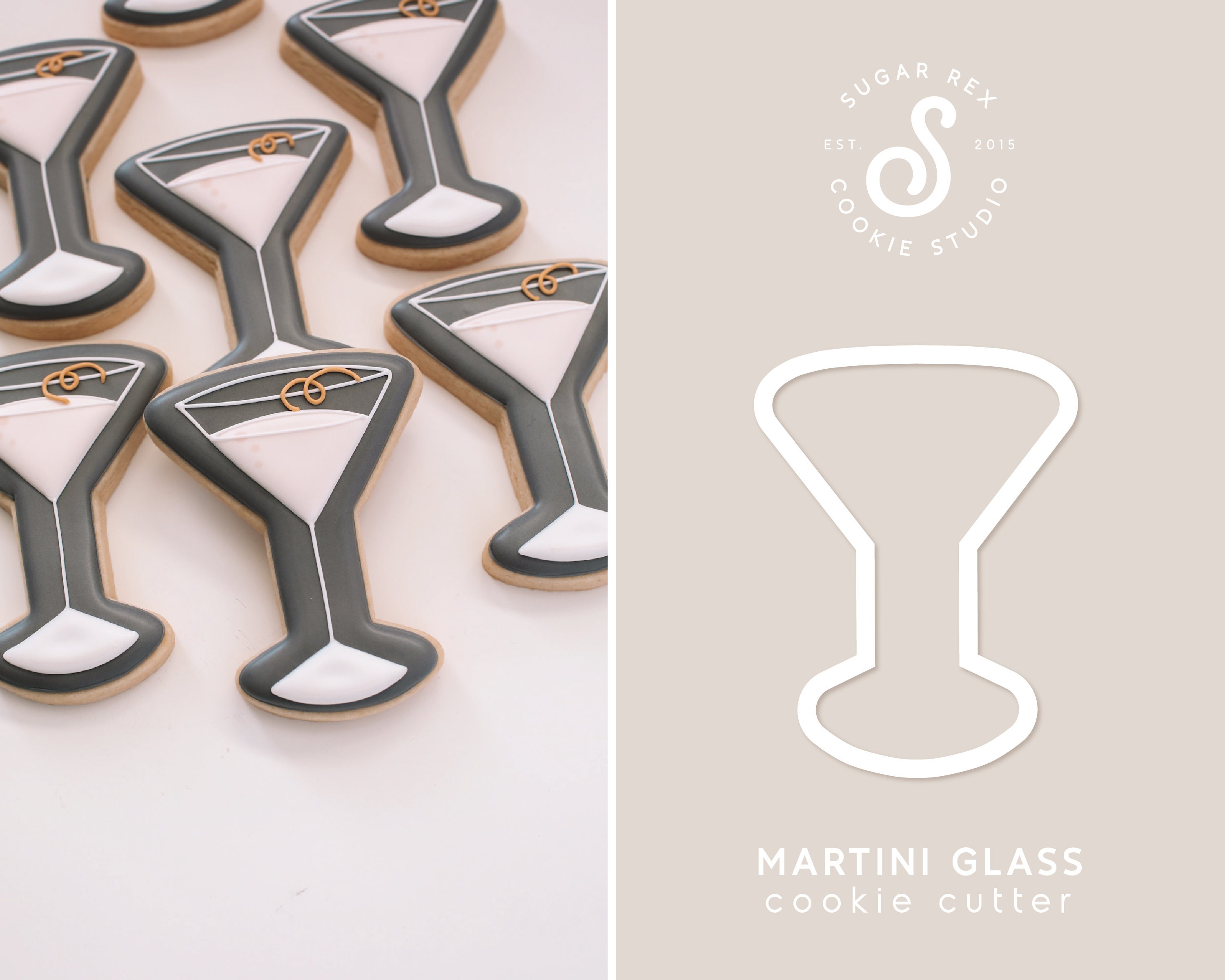 Martini Glass Cookie Cutter - Etsy
