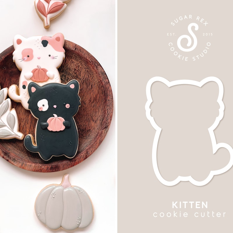 Party Kitten Cookie Cutter - Etsy
