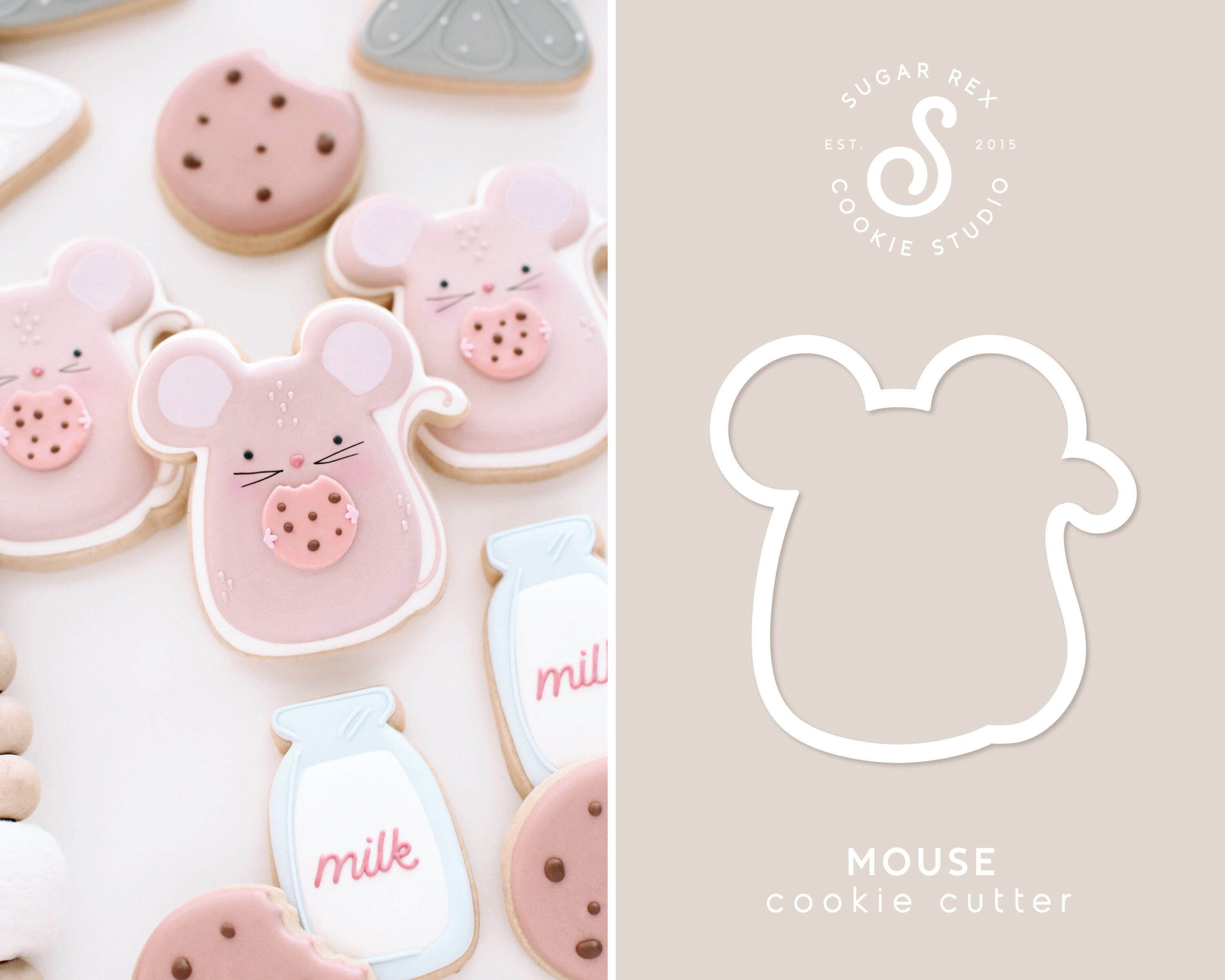 Mouse Cookie Cutter - Etsy