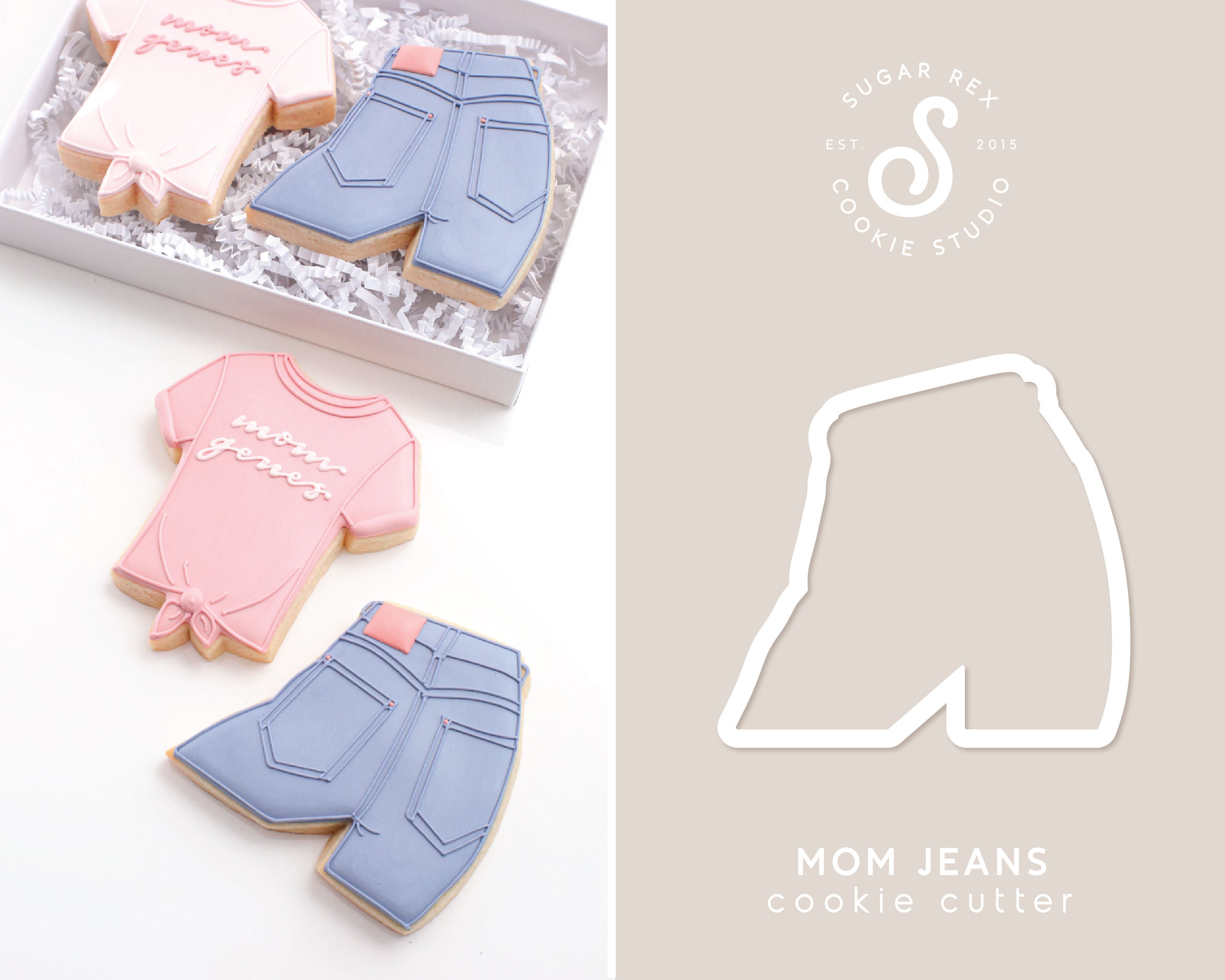 Mom Jeans Cookie Cutter - Etsy