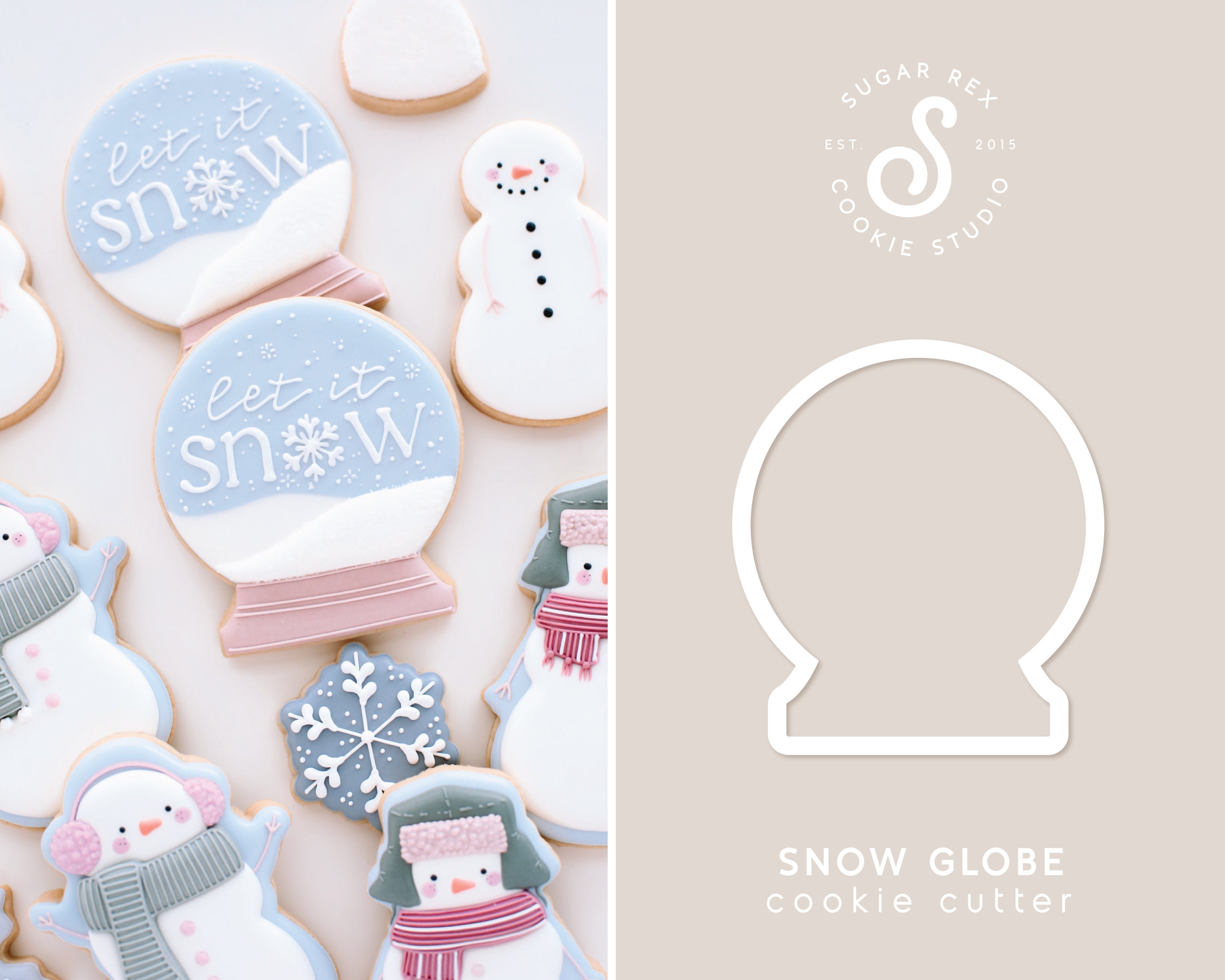 Snow Globe Cookie Cutter - Etsy