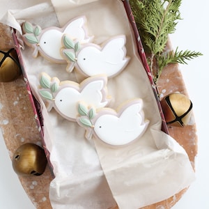 Dove W/ Olive Branch Cookie Cutter - Etsy