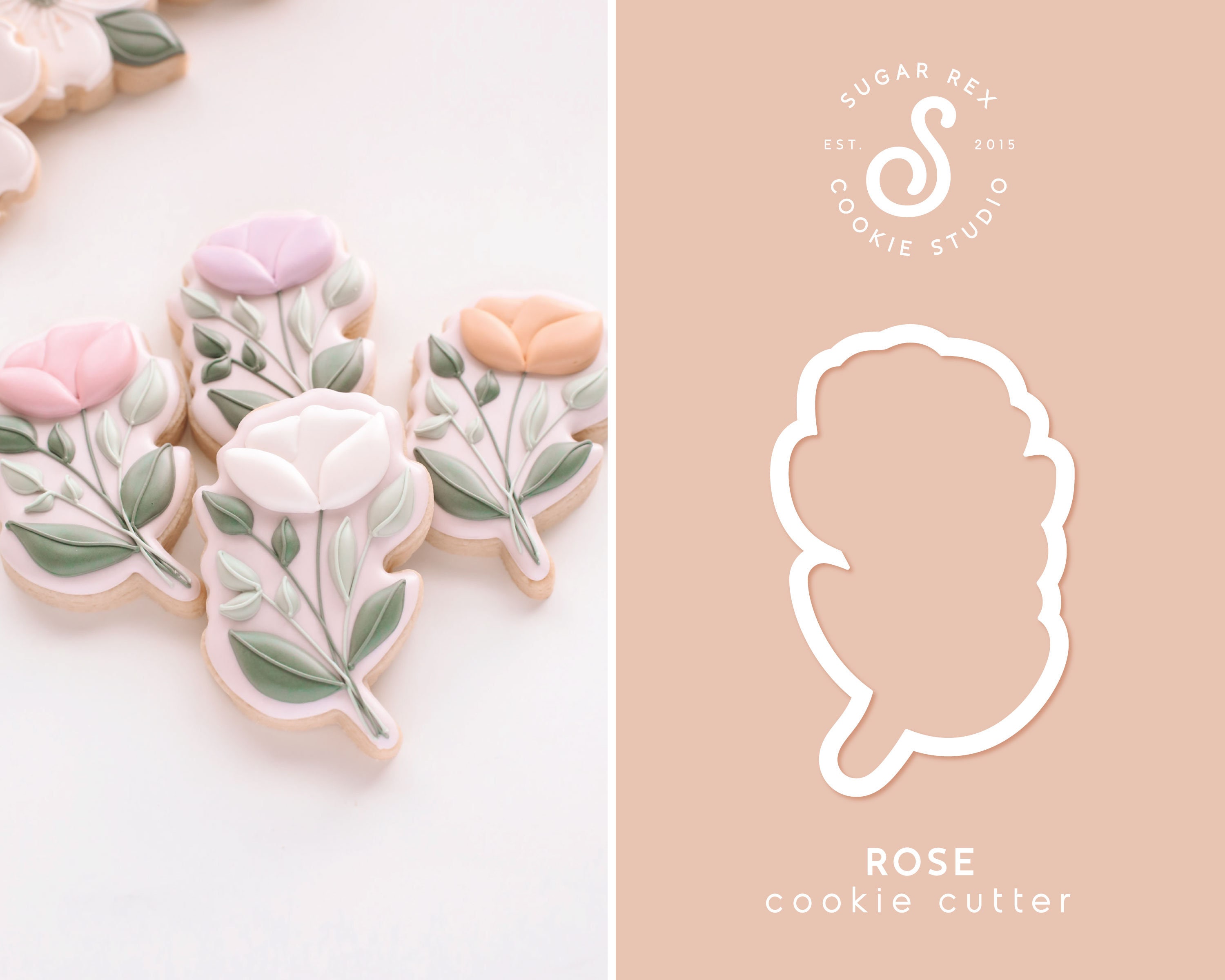 Rose Cookie Cutter - Etsy