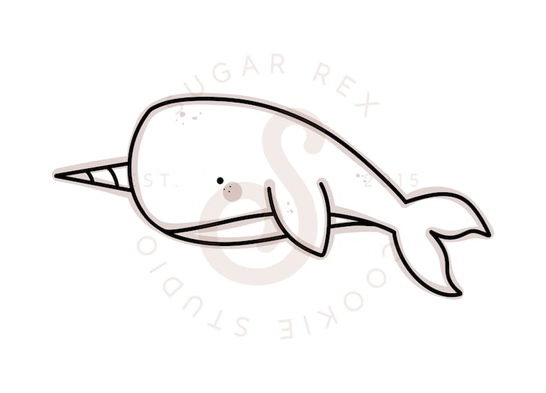 Narwhal Cookie Cutter - Etsy