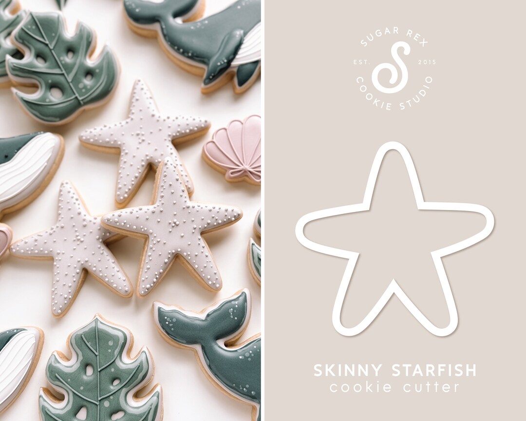 Skinny Starfish Cookie Cutter - Etsy