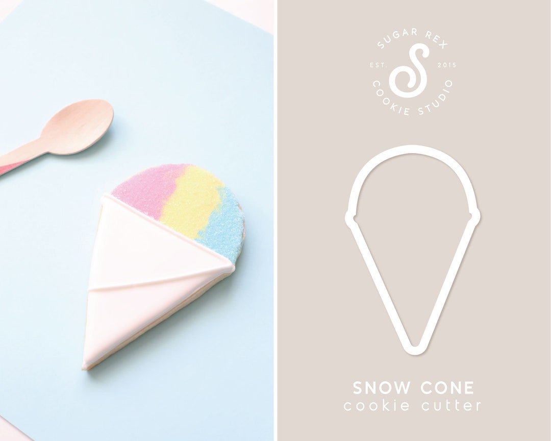 Snow Cone Cookie Cutter - Etsy