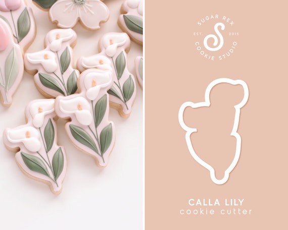 Calla Lily Cookie Cutter - Etsy