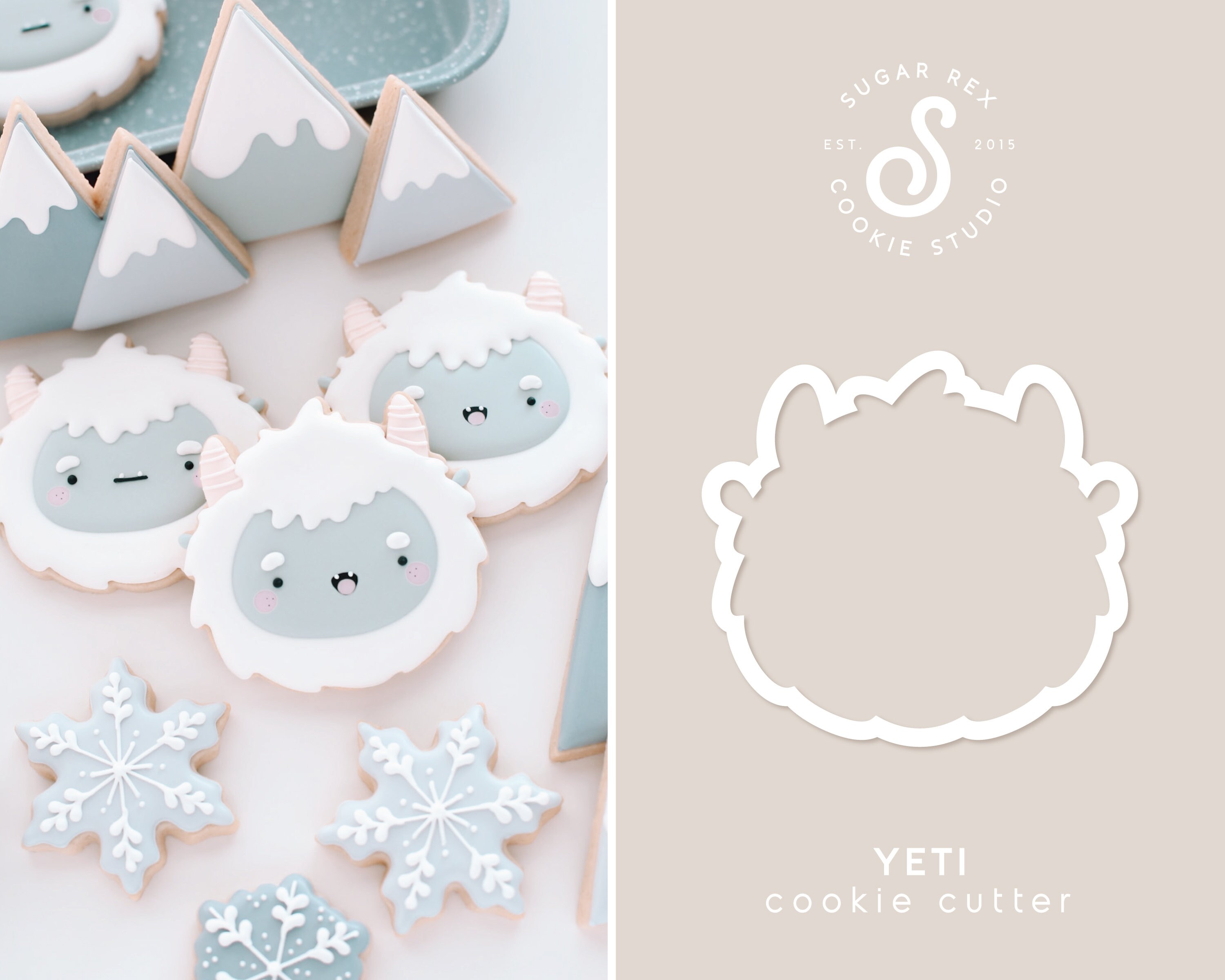 Yeti Cookie Cutter - Etsy
