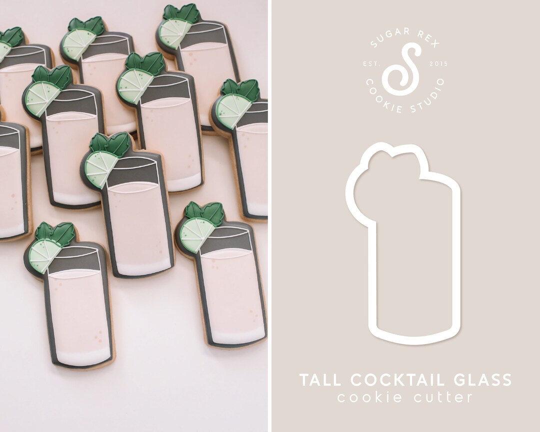 Tall Cocktail Glass Cookie Cutter - Etsy