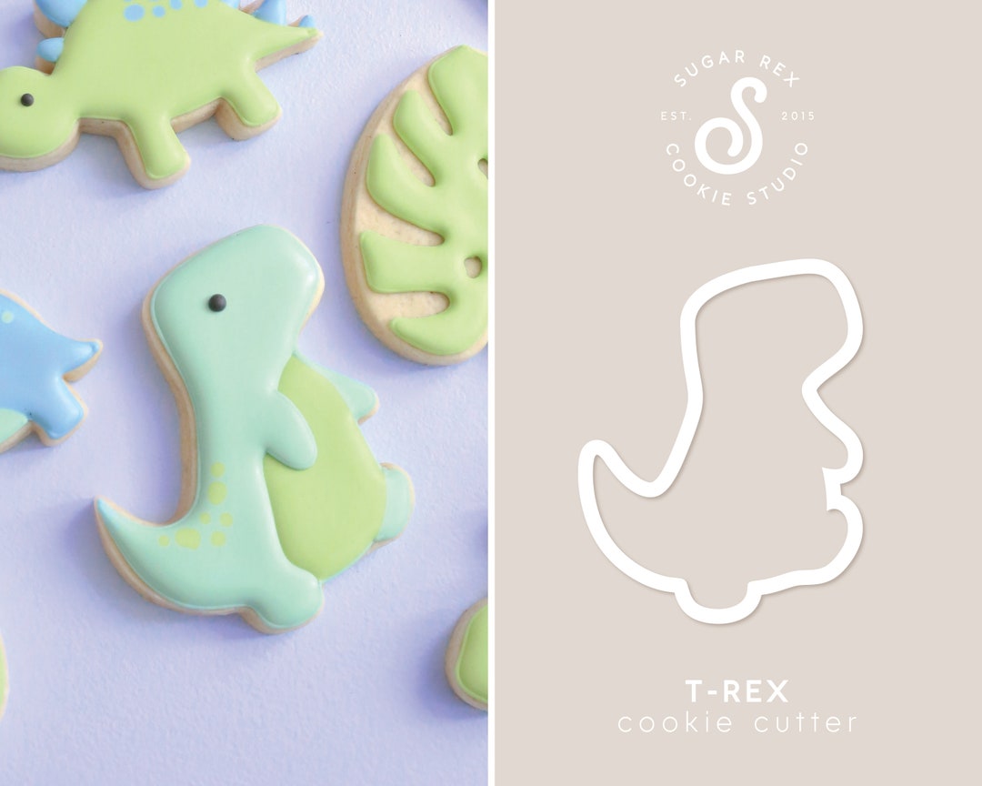 T-rex Cookie Cutter - Etsy