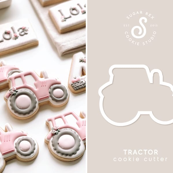 Tractor Cookies - Etsy