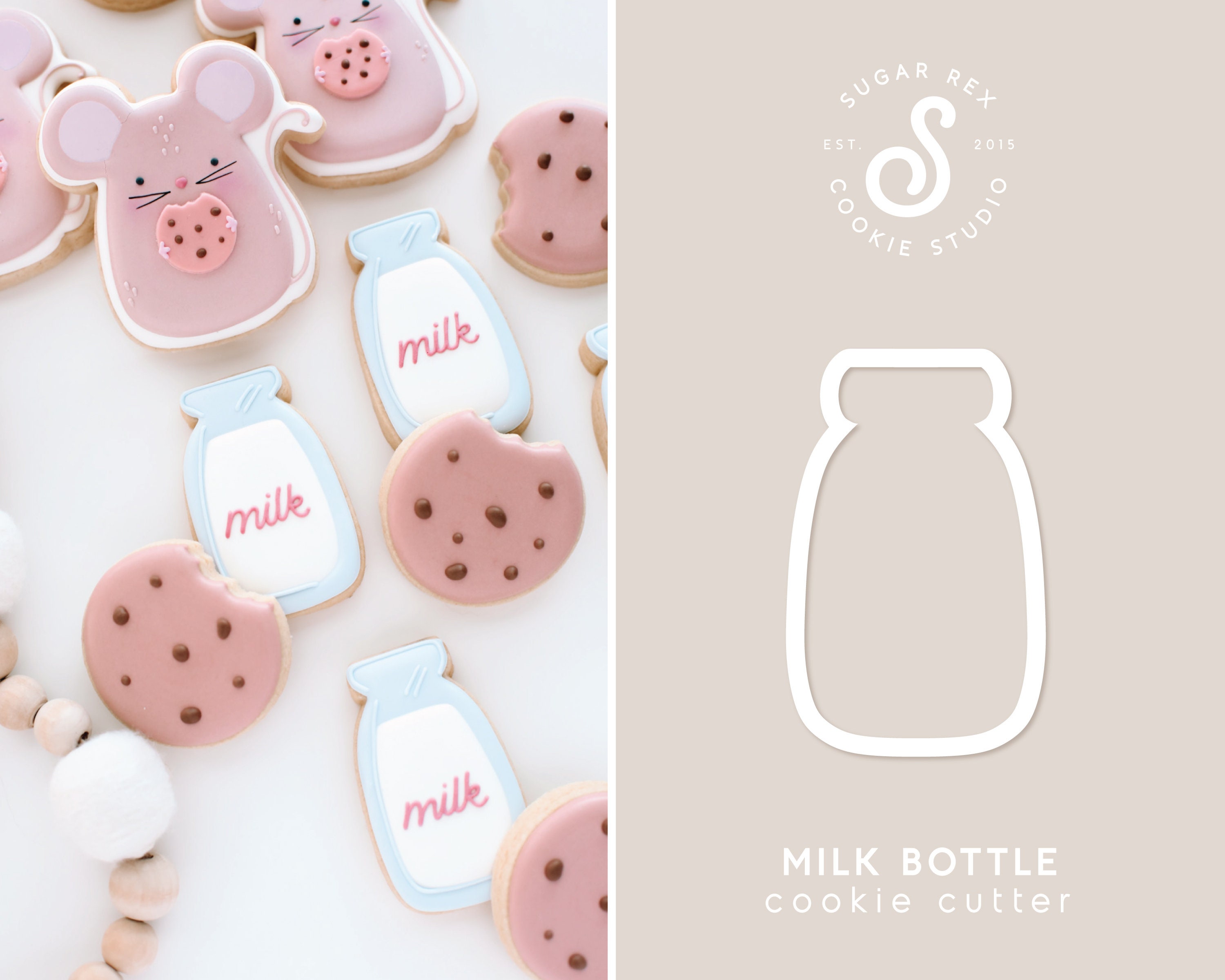Milk Bottle Cookie Cutter - Etsy