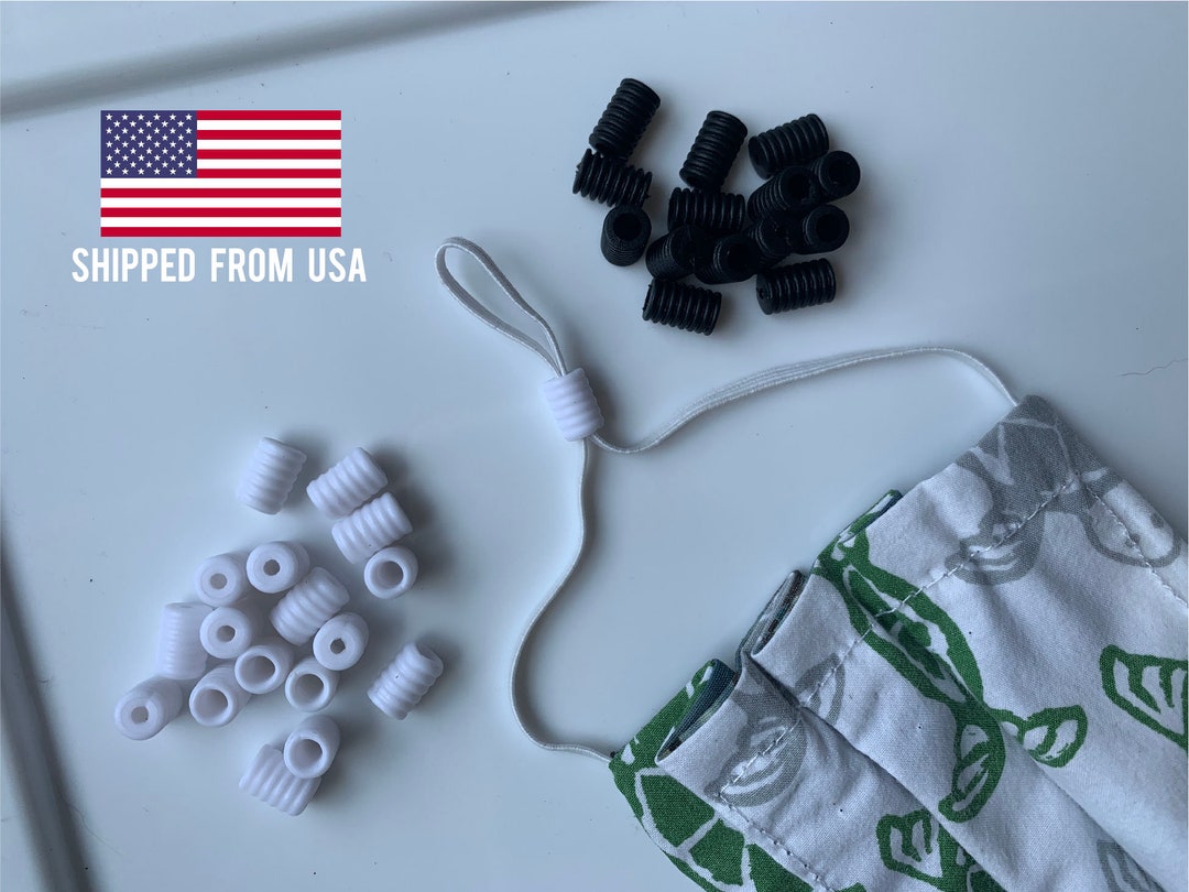 Ear Loop Adjustable Stoppers, Silicone, for Helping Faskmask Ear ...