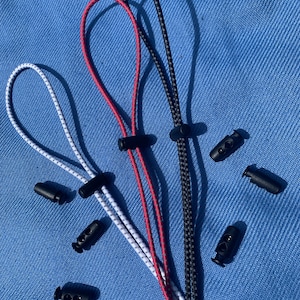 Cord Locks (2 Sizes) - Nylon Material W/ Metal Spring - Etsy