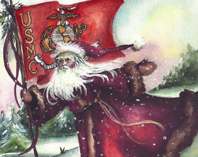 US Marines Christmas Santa Hat - Etsy