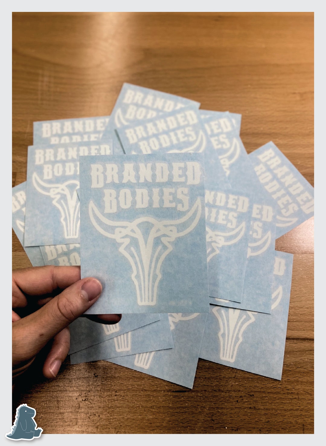 Custom Vinyl Transfer Decal, Your Design or Logo Waterproof White or ...