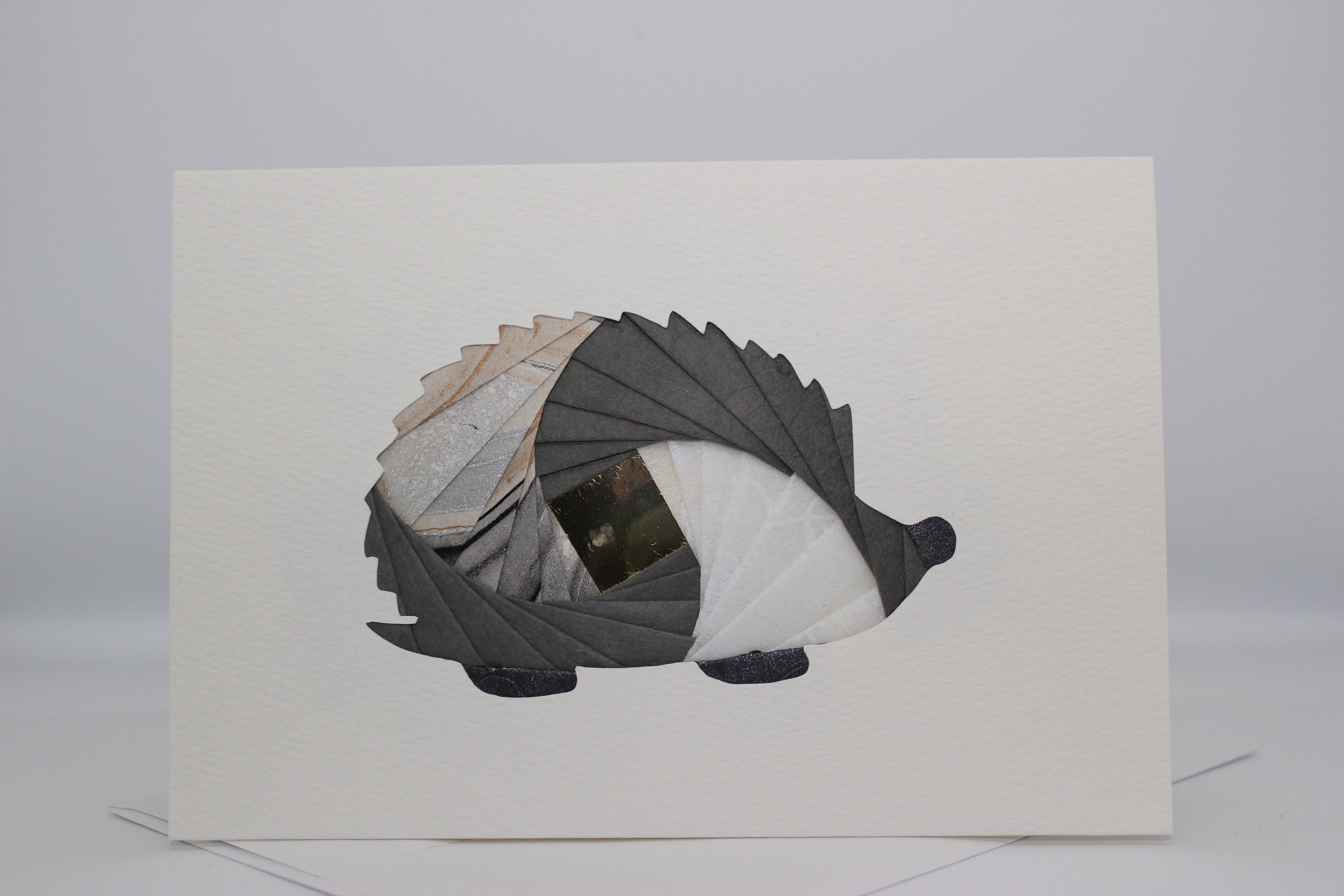 Iris Folded Hedgehog Greeting Card Kits Kits & How To etna.com.pe