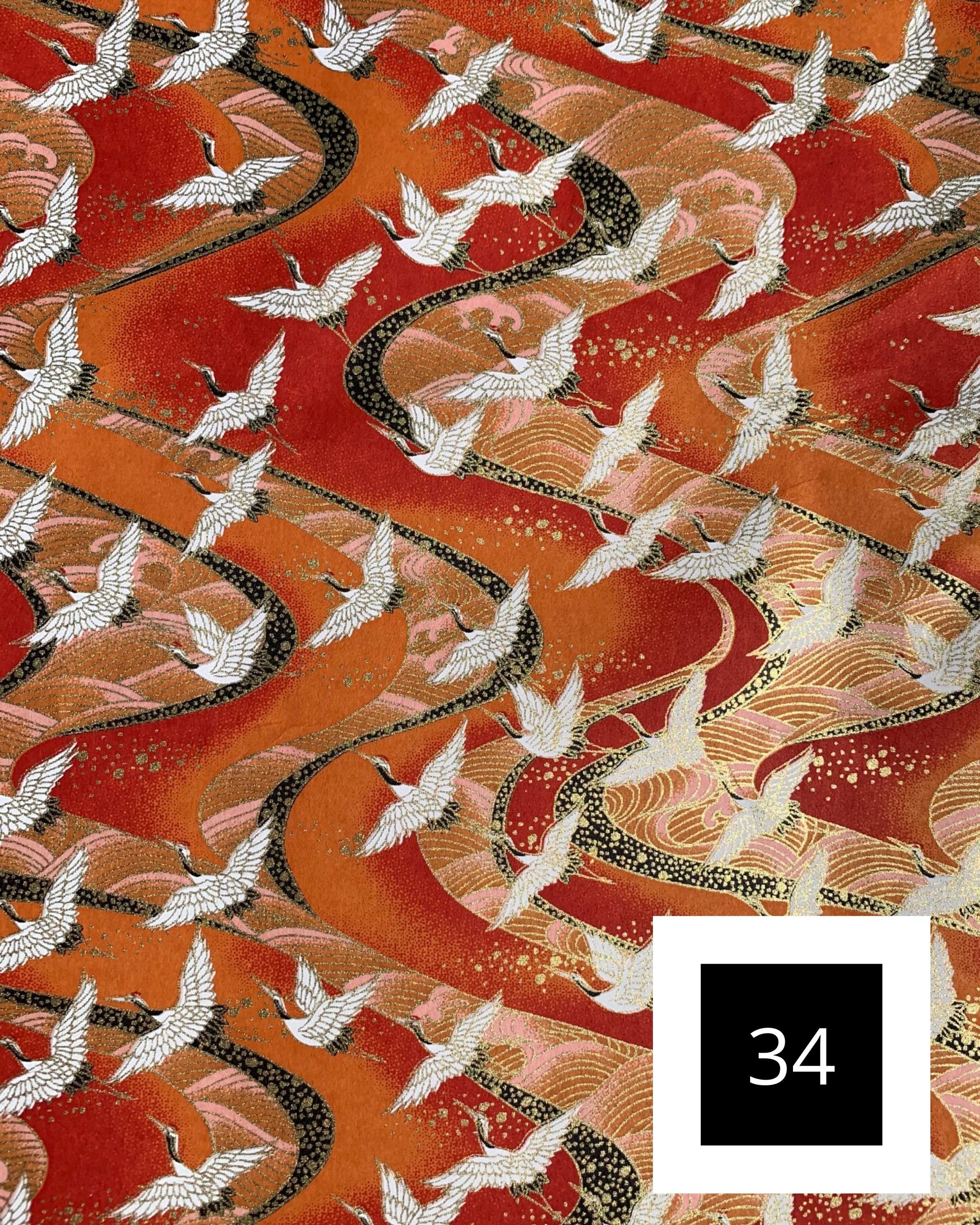 Chiyogami Paper 8.5 X 11 Japanese Washi Paper Scrapbook - Etsy