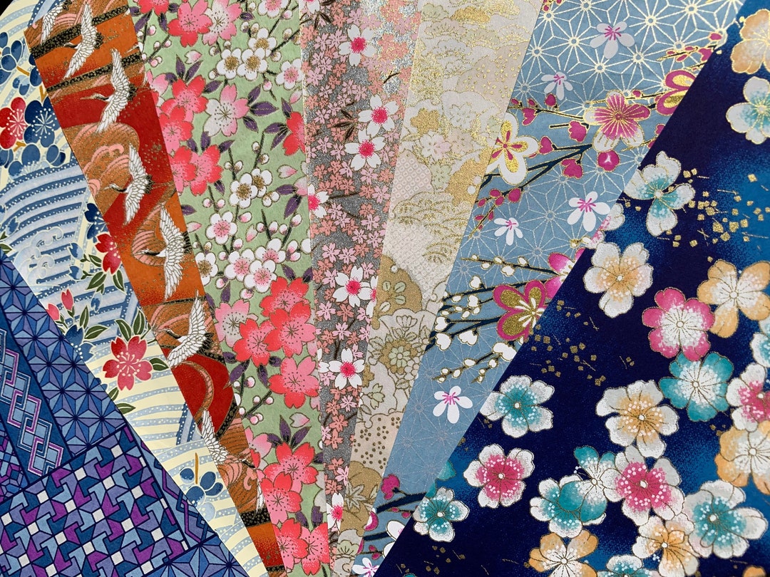 Chiyogami Paper 8.5 X 11 - Japanese Washi Paper | Scrapbook Art Paper 6 ...