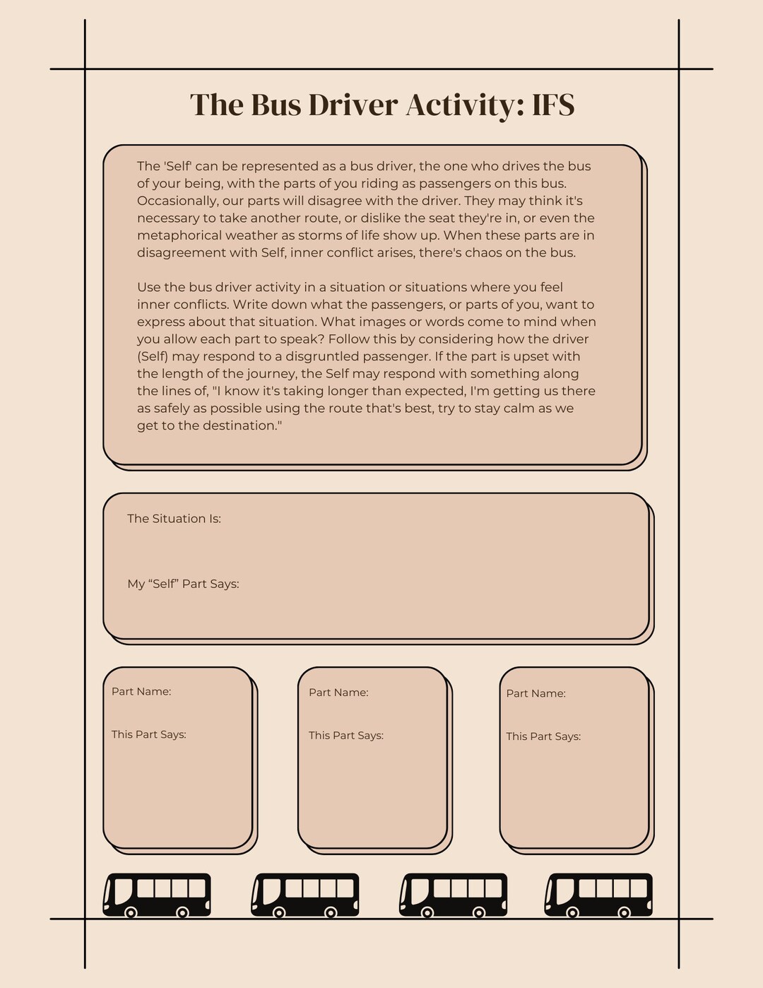 IFS: Bus Driver Activity - Etsy