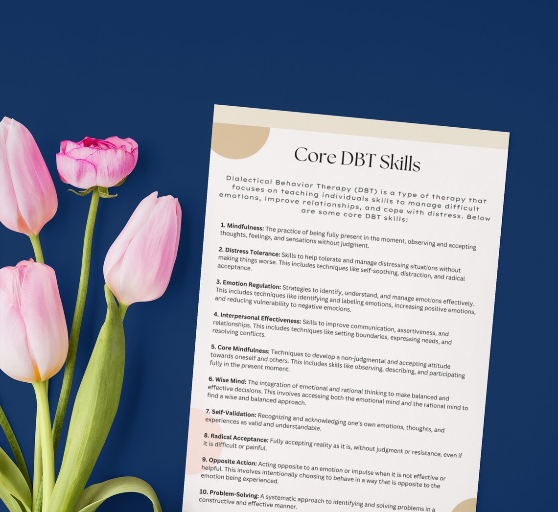 Core DBT Skills - Etsy