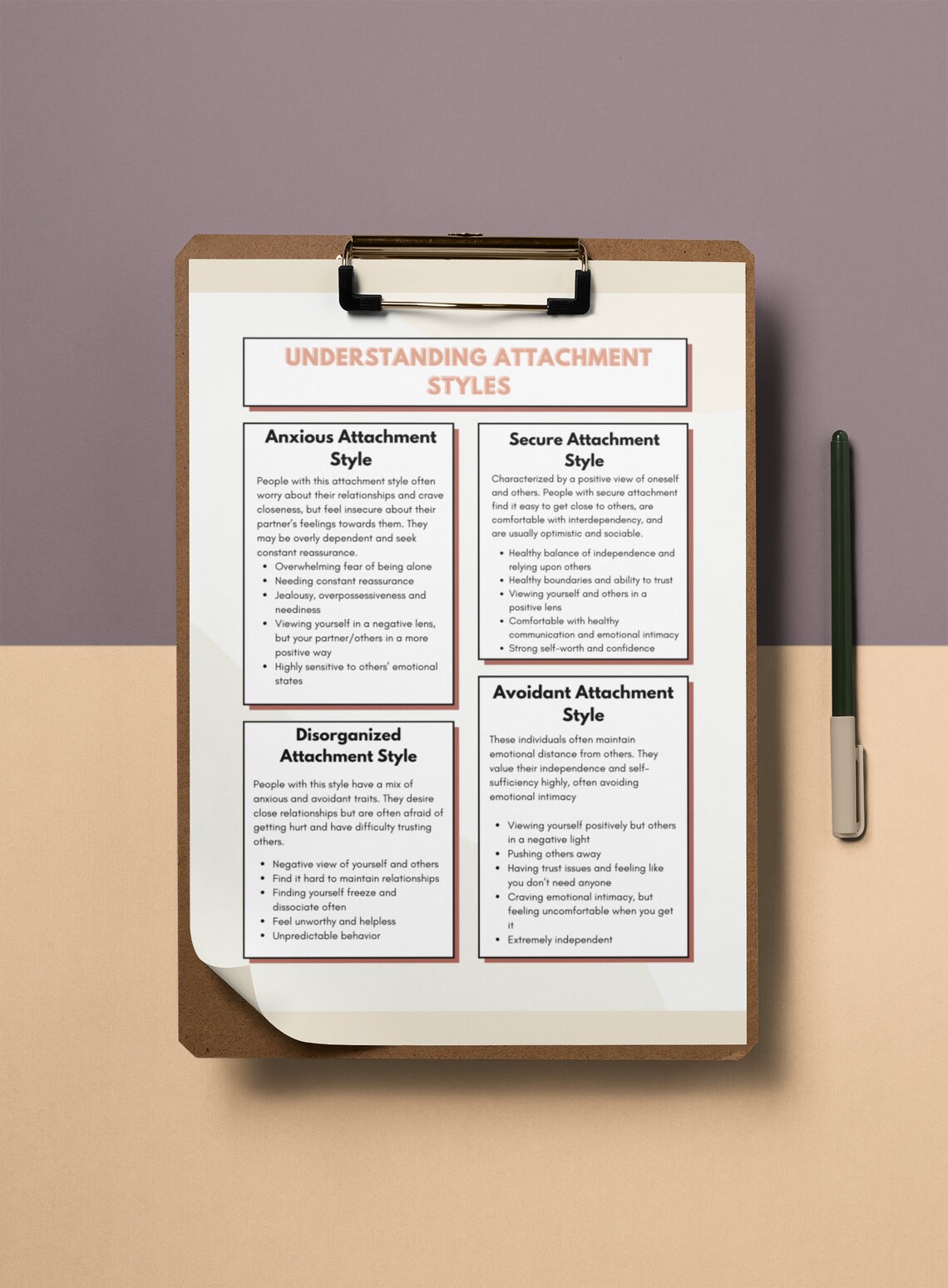 Understanding Attachment Styles - Etsy