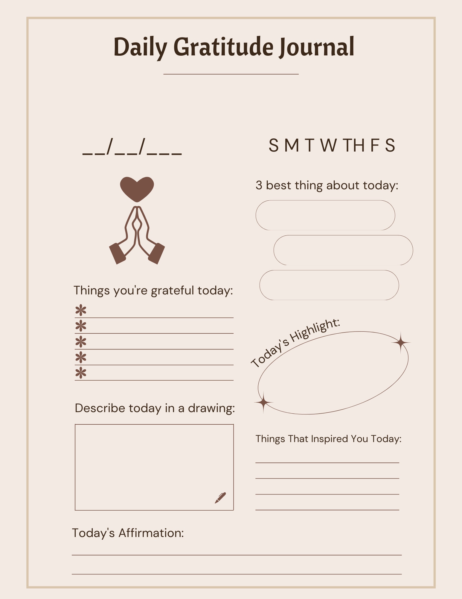 Daily Gratitude Journal Building A Gratitude Practice Gratitude ...