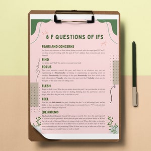 6 F Questions of IFS - Etsy