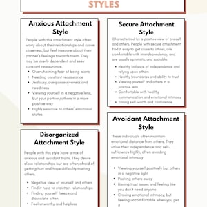 Understanding Attachment Styles - Etsy