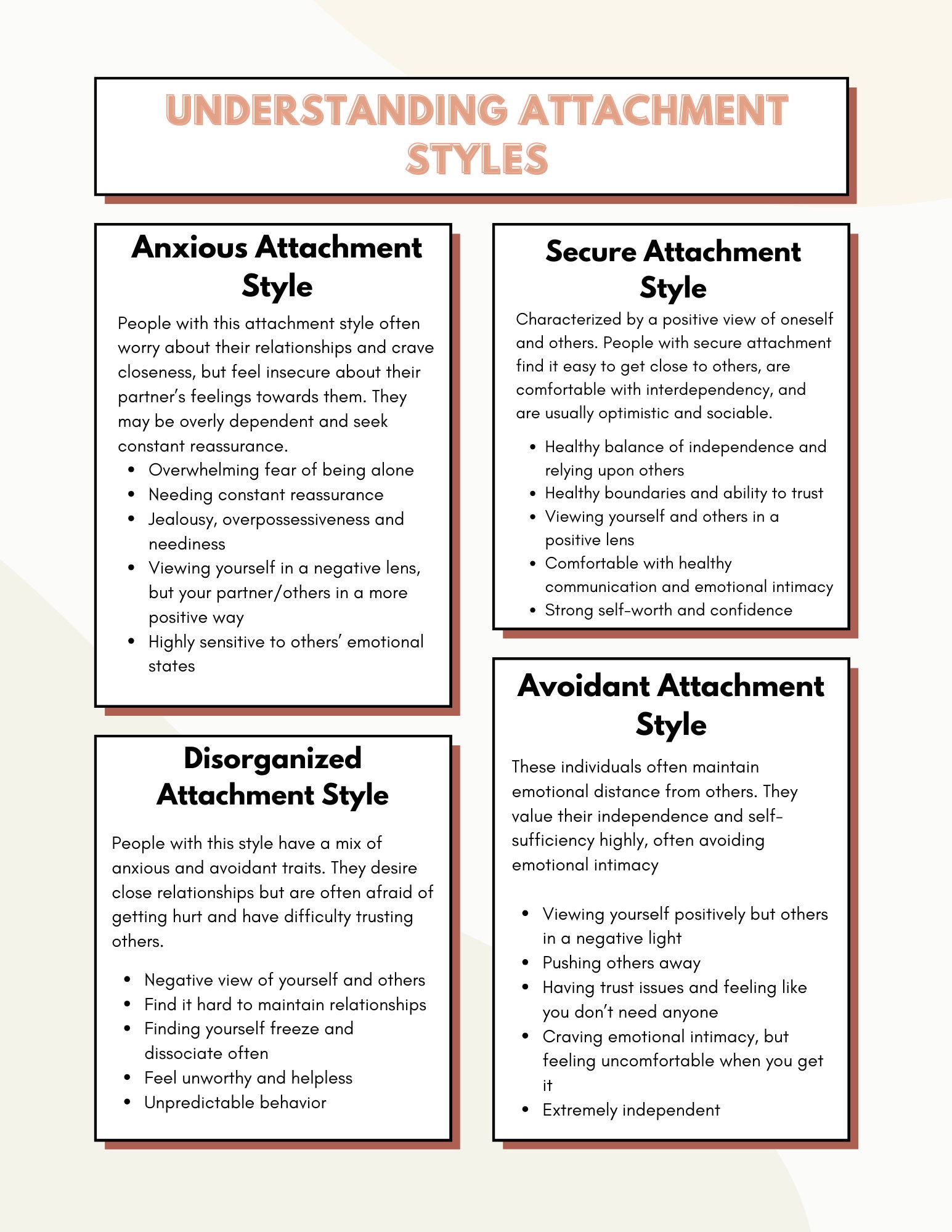 Understanding Attachment Styles - Etsy