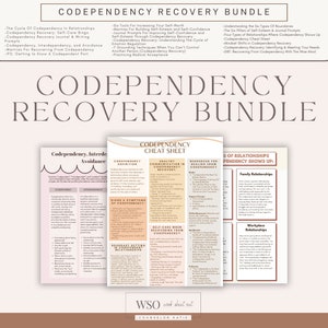 Codependency Recovery Bundle: Therapist Tools & Healing Resources - Etsy