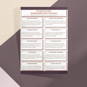 10 Ways to Set Boundaries With Yourself; Setting Boundaries With ...