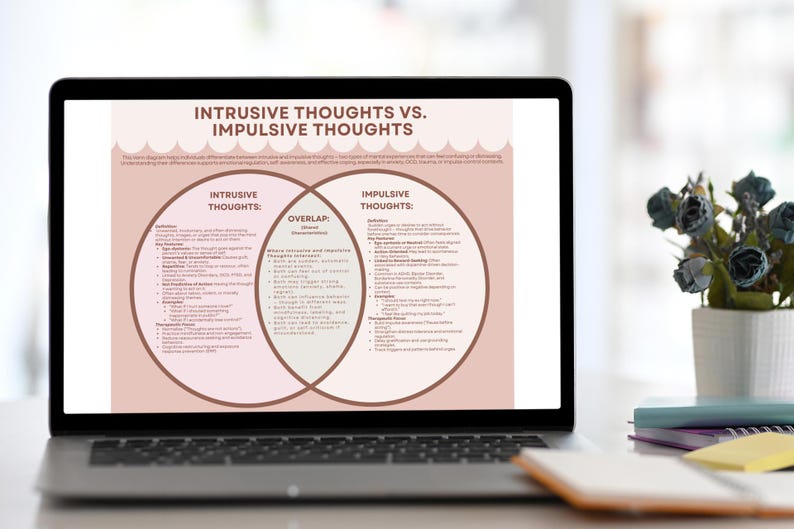 Intrusive Thoughts Vs. Impulsive Thoughts: Understanding the Difference - Etsy
